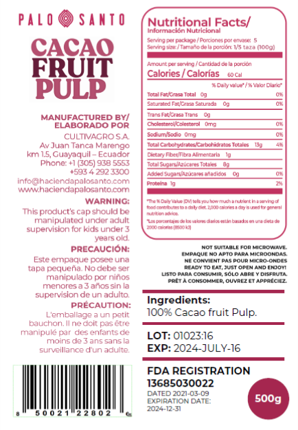 Cacao Fruit Pulp – Meridian Cacao Co